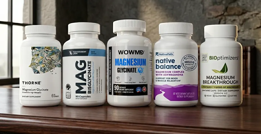 5 Best Magnesium Glycinate Supplements Ranked for 2026